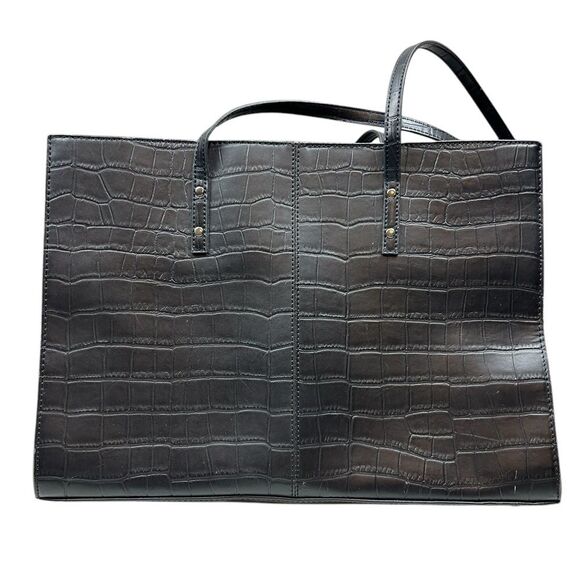 Wilsons Leather | Bags | Wilsons Leather Icon Tote Black Cocodile ...